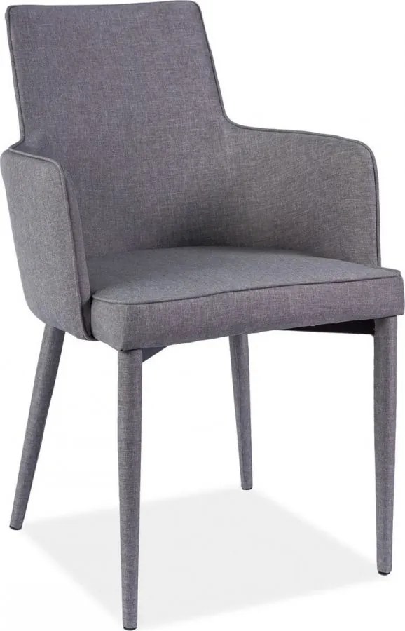 Casarredo Jídelní čalouněná židle SEMIR šedá