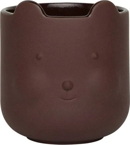 Ručně vyrobený obal na květináč z terakoty ø 9 cm Bear – OYOY Mini