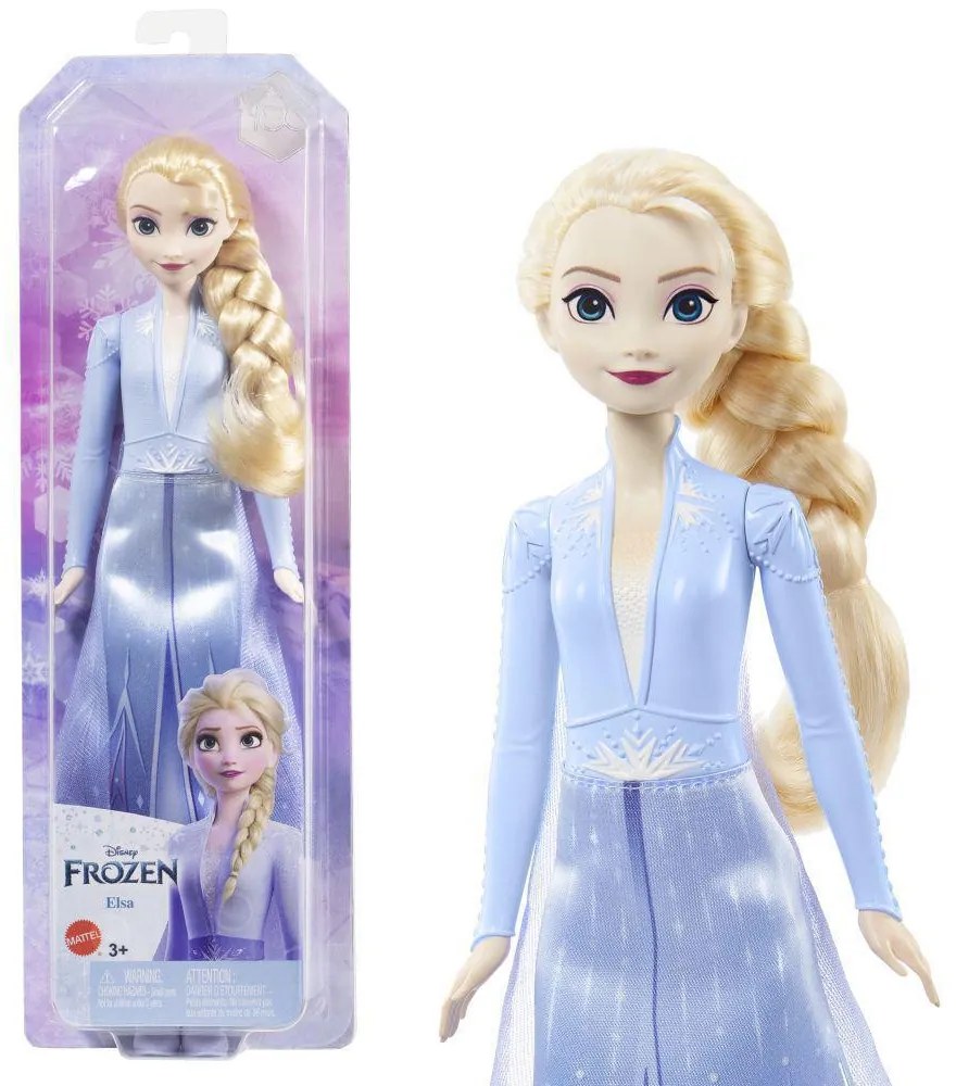 Mattel Frozen panenka Černo-oranžové šaty