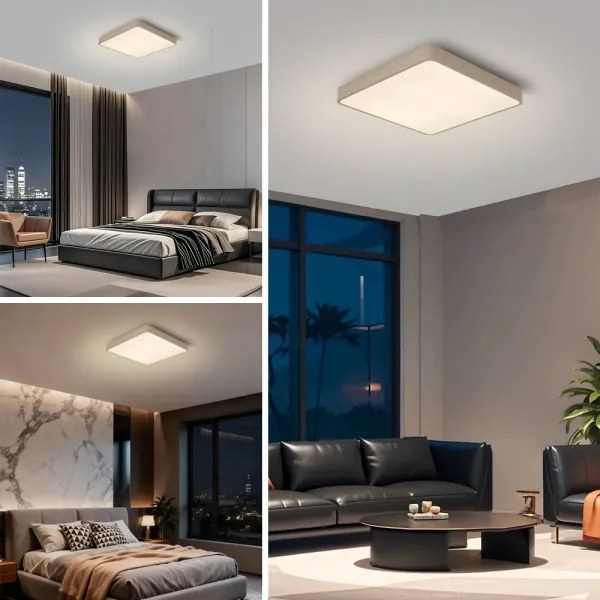 BRILAGI -LED Stm str. sv. POOL SQUARE LED/36W/230V 3000-6000K 40x40 cm béžová+DO