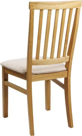 Bradop Dřevěná jídelní židle BESI Z02, dubová | Látka: 130 - Monolith-130