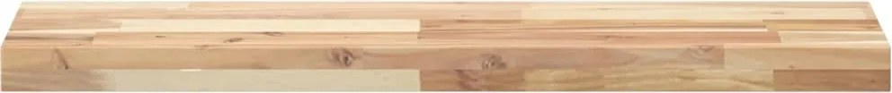 Plovoucí police 80x20x4 cm neošetřené masivní akáciové dřevo 3279423