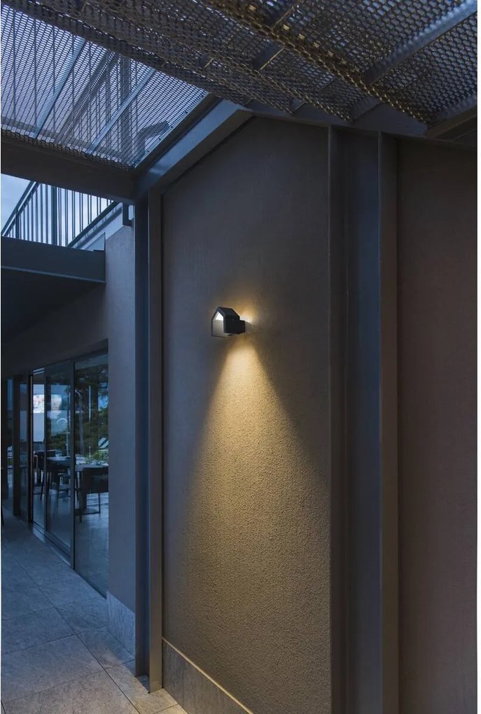 LA 1000797 BONA venkovní nástěnné svítidlo, LED, IP54, antracit, 3000K - BIG WHITE (SLV)