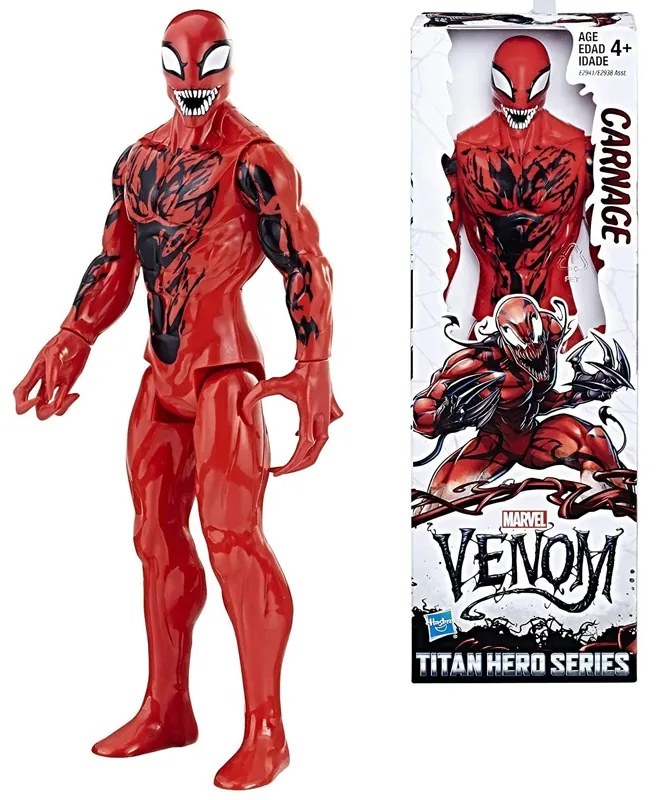 Postavičky akčních superhrdinů Marvel, Titan Hero Series 30 cm Varianta: Carnage s krabicí