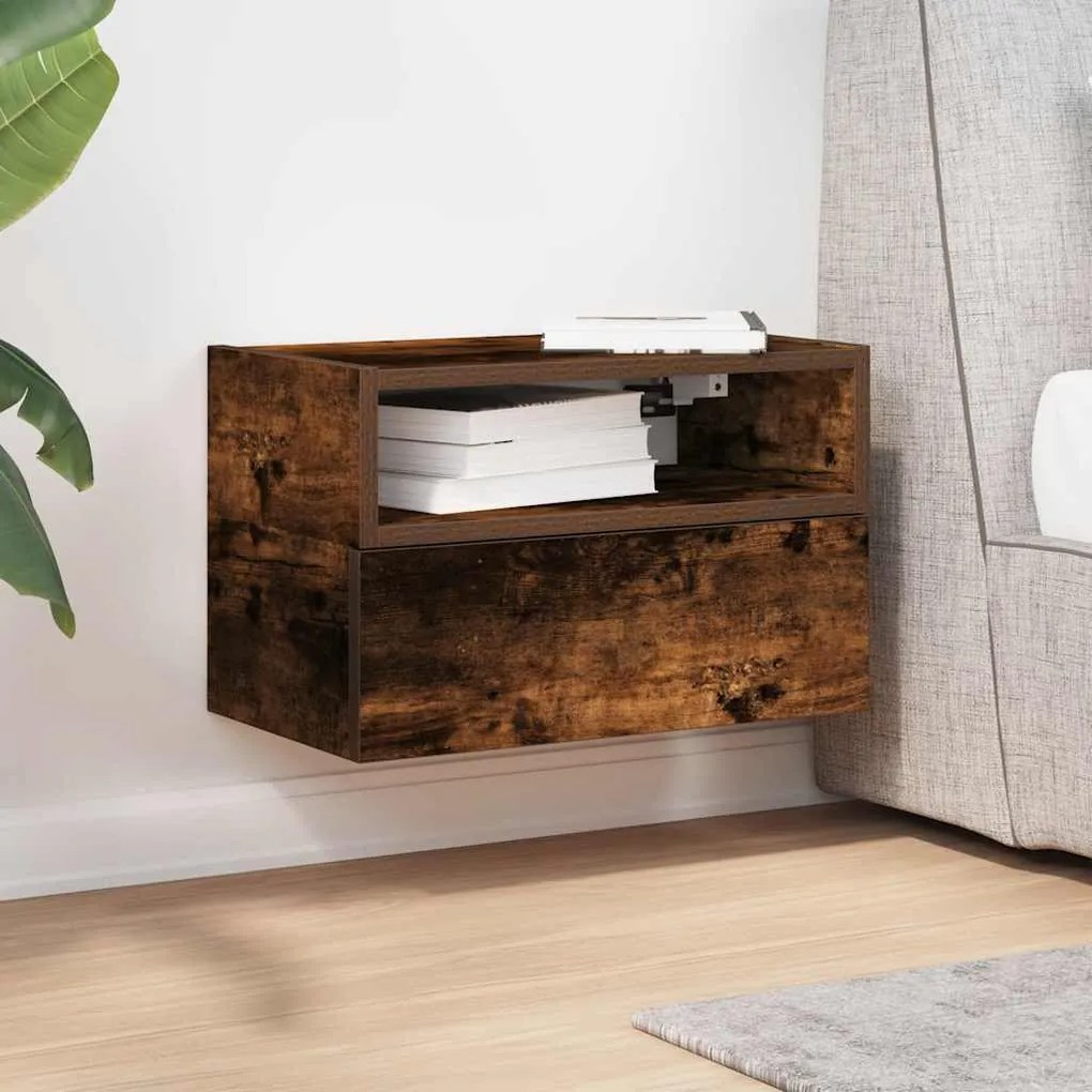 vidaXL Nástěnný noční stolek 45x26x28,5 cm [858598] Barva: dub sonoma