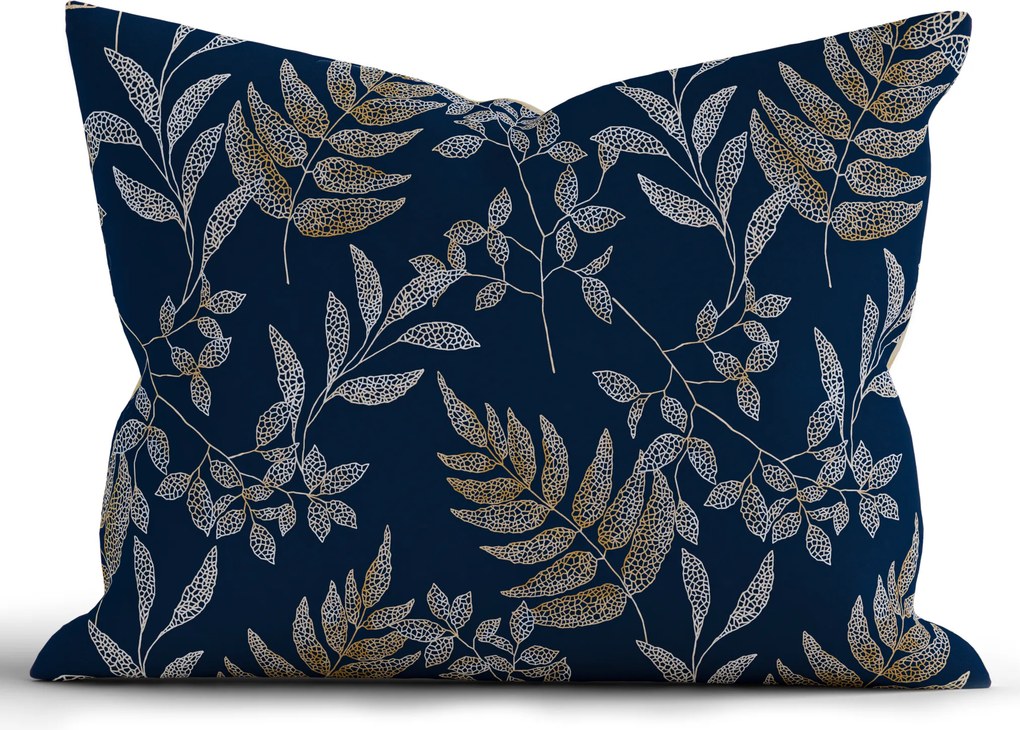 MK Lůžkoviny Bavlněný povlak na polštář Renforcé 70 x 90 cm - Gabriela tmavě modrá