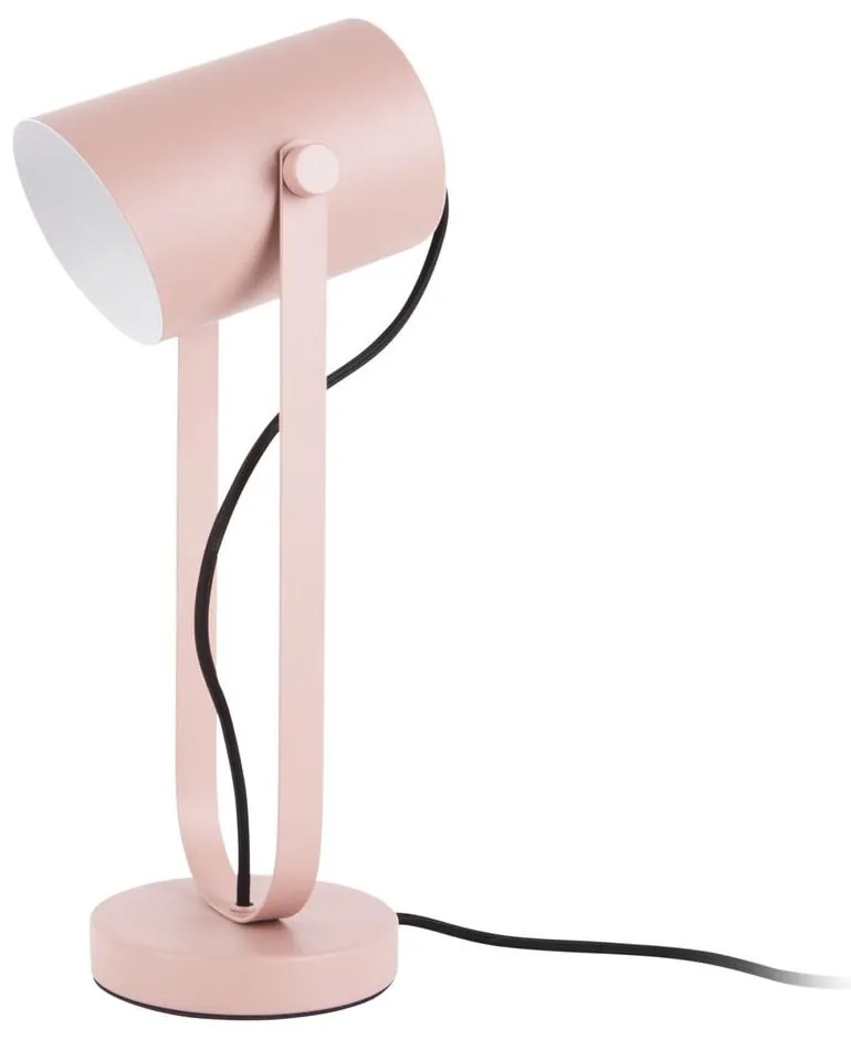 Růžová stolní lampa Leitmotiv Snazzy