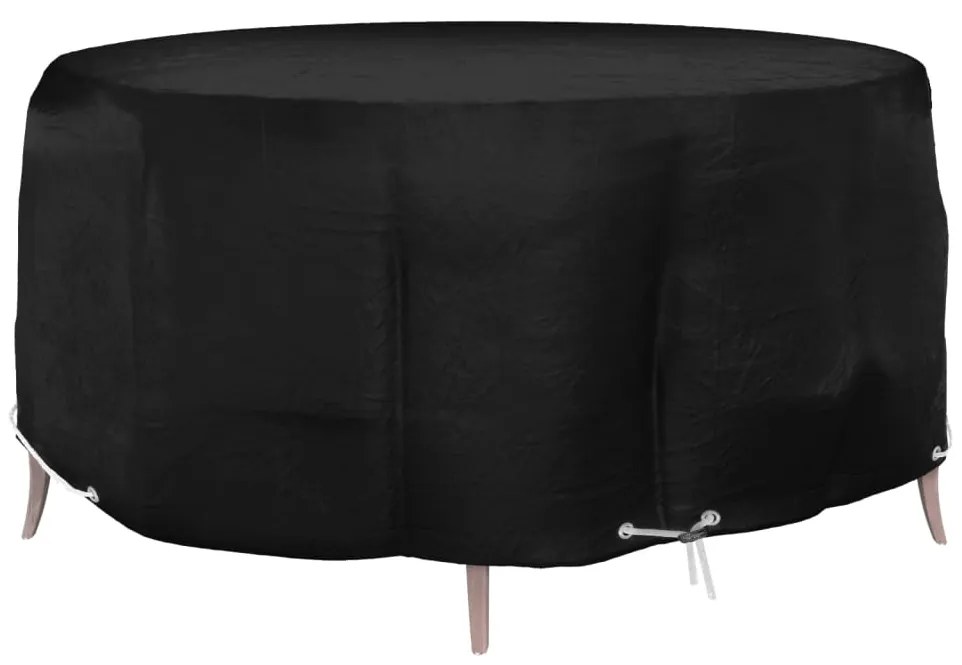 Plachta na zahradní nábytek 10 oček Ø 260 x 90 cm kulatá 319303