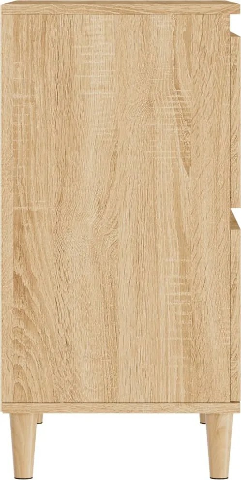 vidaXL Příborníky 2 ks 60 x 35 x 70 cm kompozitní dřevo [3185754] Barva: kouřový dub