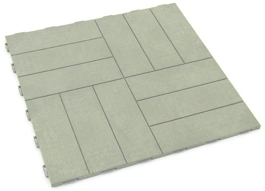 Plastová dlažba Linea Marte 56,3 x 56,3 x 1,3 cm, světle šedá