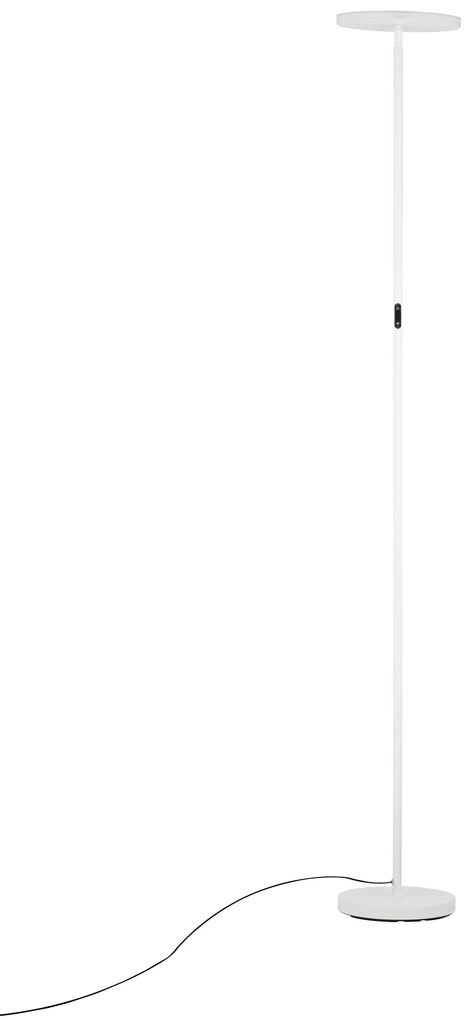 LED stmívatelná bílá stojací lampa Sinkro