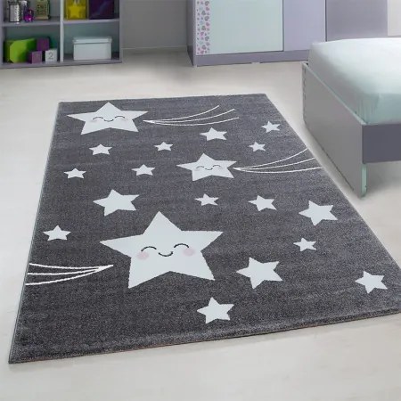 Koberce Breno Kusový koberec KIDS 610 Grey, Šedá, Vícebarevné, 160 x 230 cm