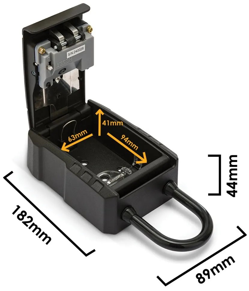 VELAMP Schránka na klíče IG014 s kódovou ochranou