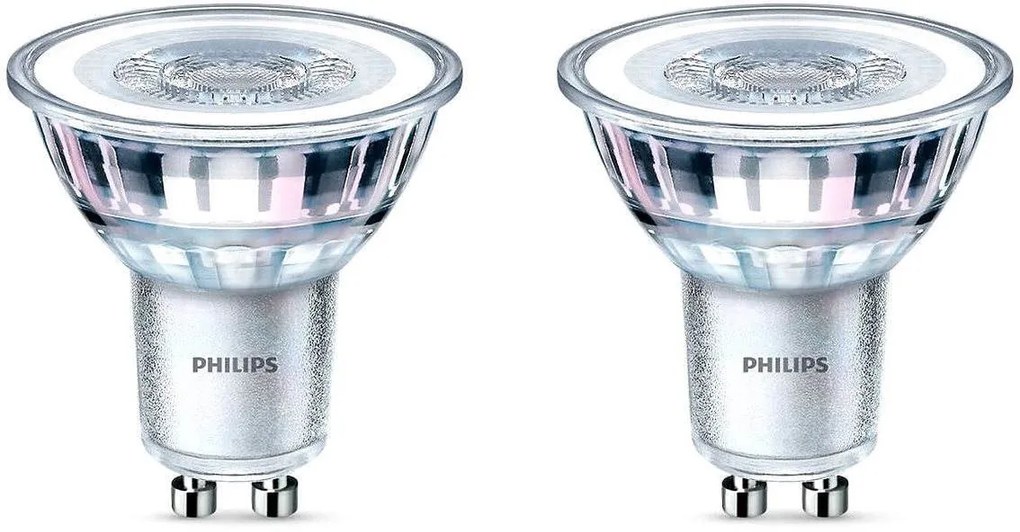 Led žárovka philips led classic 4.6-50 w, gu10, 2700 k, set 2 ks