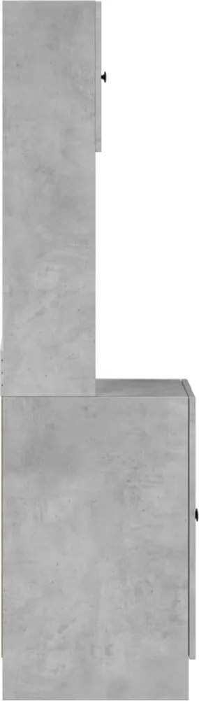Kuchyňská skříňka betonově šedá 60x50x180 cm kompozitní dřevo 3276640