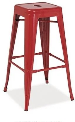Barová židle Long - červená