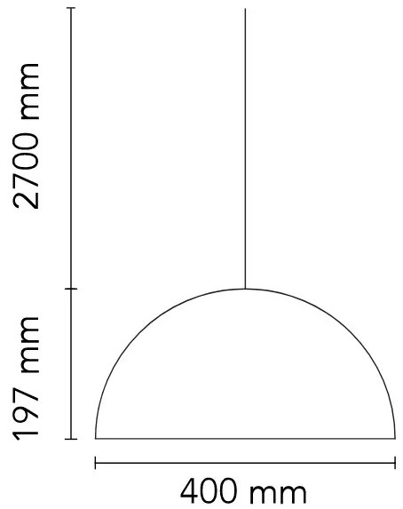 Flos Skygarden small, matně hnědé závěsné svítidlo s vnitřním štukem, 1x10W E27, prům. 40cm