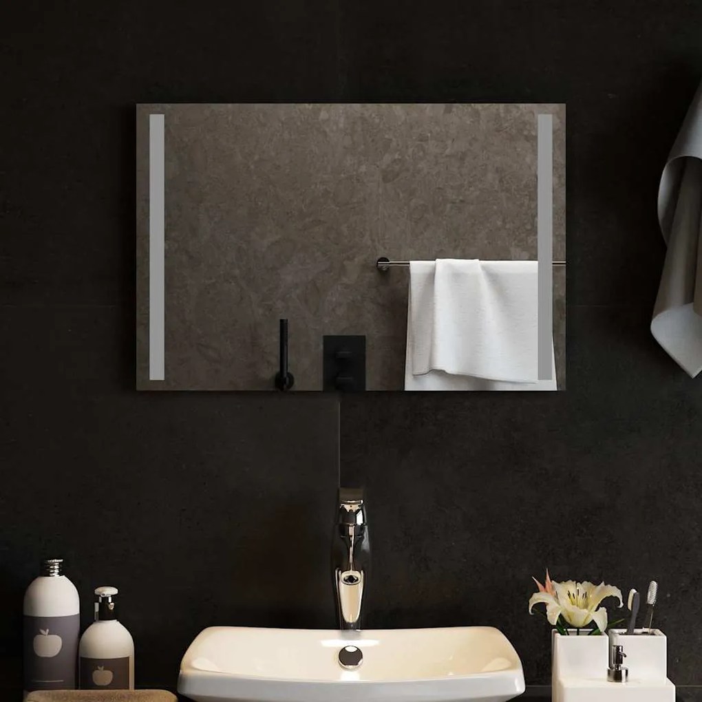 Koupelnové zrcadlo s LED osvětlením 60x40 cm 151744