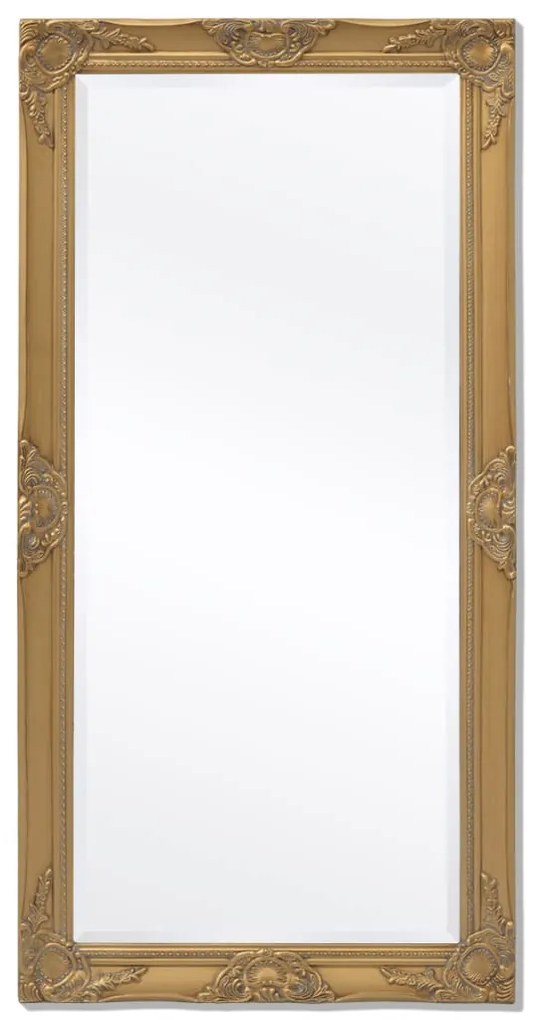 243684 vidaXL Nástěnné zrcadlo v barokním stylu 120x60 cm zlaté