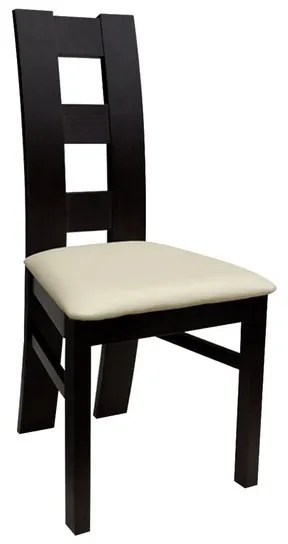 Židle JK42, Barva dřeva: bílá, Potah: ekokůže Soft 010