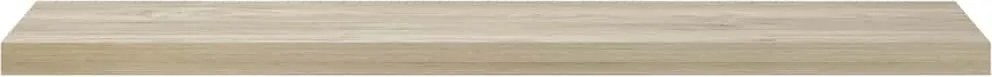 Plovoucí nástěnné police 4 ks dub 120 x 23,5 x 3,8 cm MDF 323885