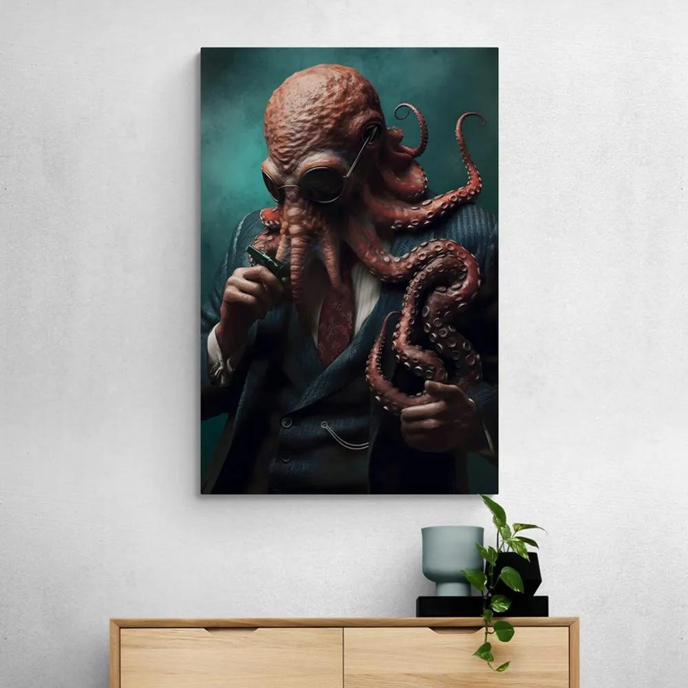 Obraz zvířecí gangster chobotnice Varianta: 80x120