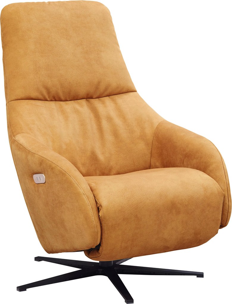 XXXLutz RELAXAČNÍ KŘESLO, textil, curry žlutá Chilliano - Relaxační křesla - 000137008401