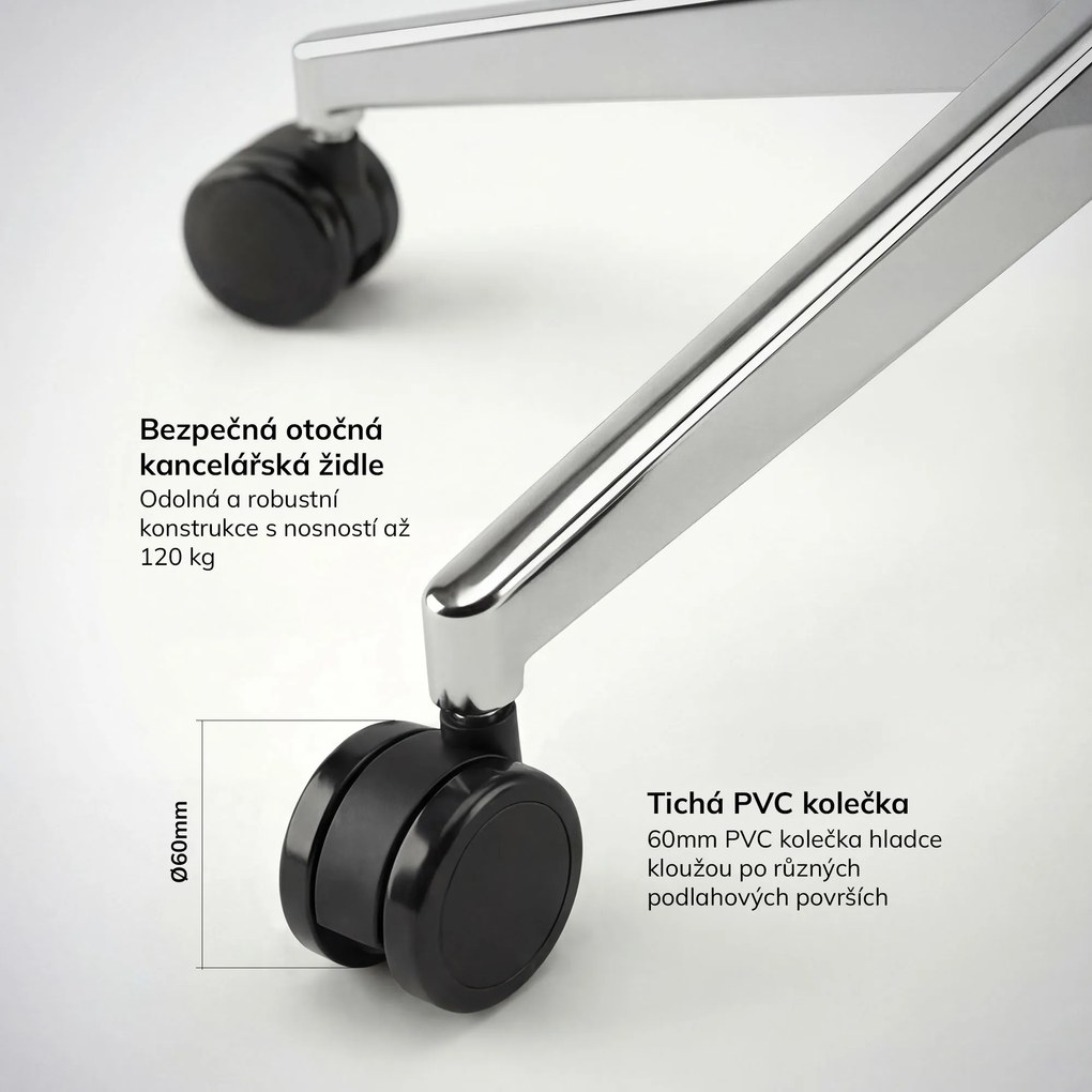 Ergonomická kancelářská židle se síťovinou tmavě šedá AXIS