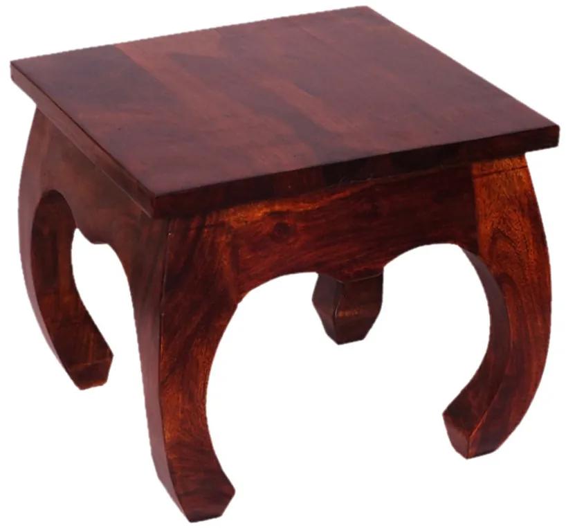 Furniture-nabytek - Masivní konferenční stolek 60x60x40 - Gautam