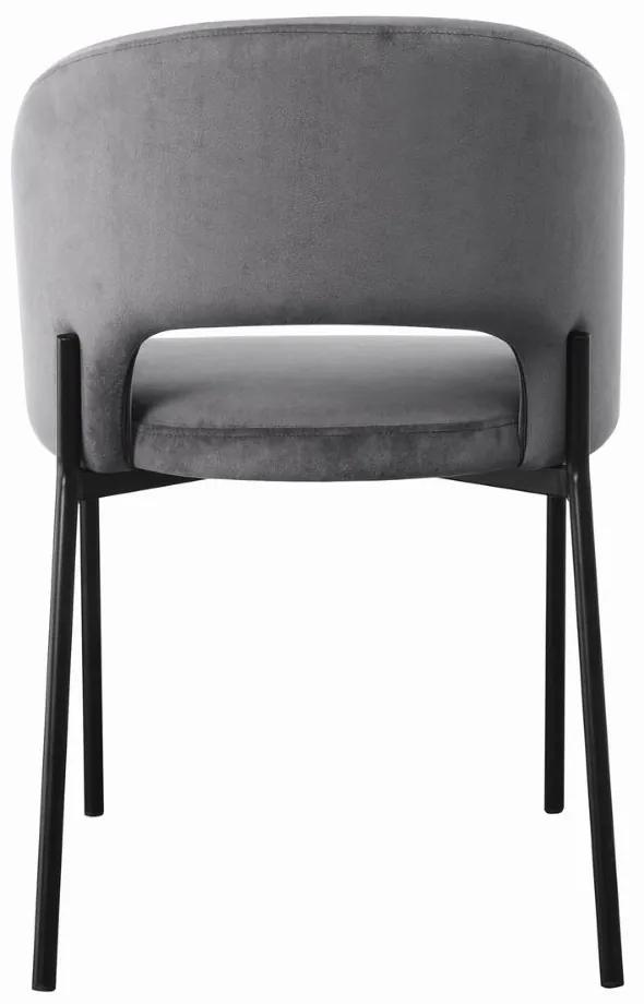 Jídelní židle Rao, šedá / černá