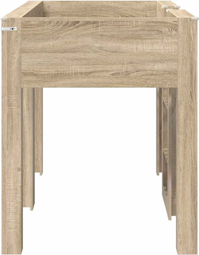 Patrová postel pro děti Sonoma dub 75 x 190 cm Kompozitní dřevo 3410469