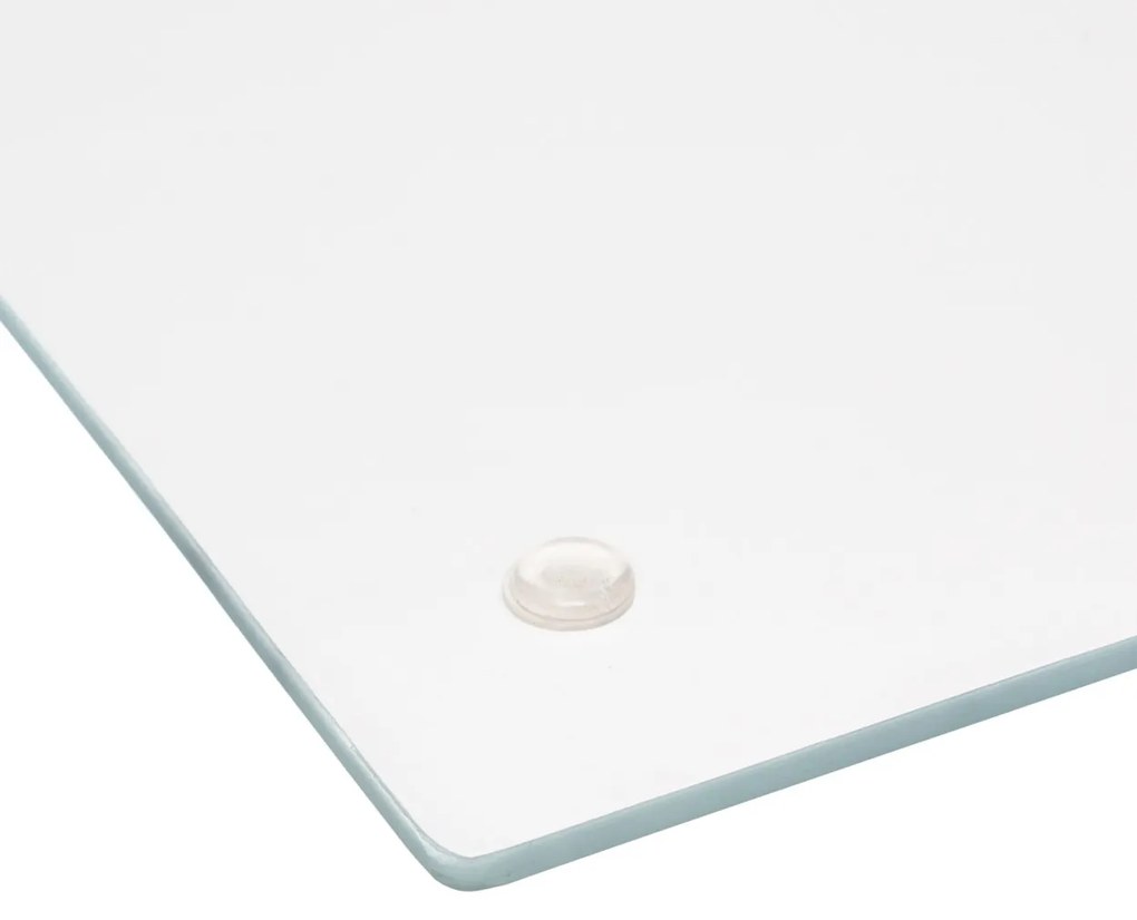5five Simply Smart Prkénko na krájení Glass Marble, bílá, 40x30 cm