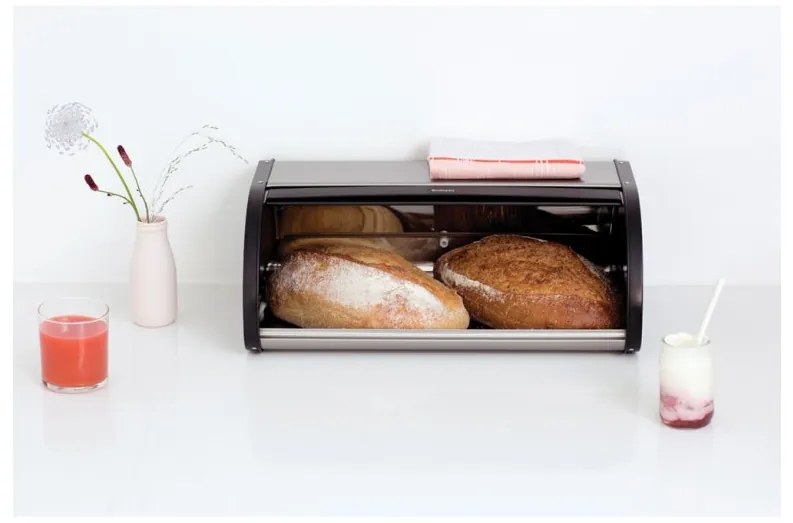 Brabantia Roll Top Chlebník -17,5x44,5x27 cm - matná ocel FPP