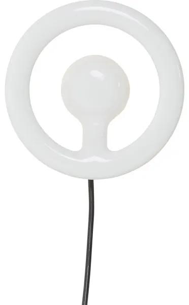 Nástěnné světlo Clip Round White LED
