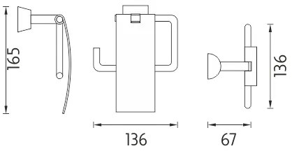 Nimco Držák na toaletní papír PA 12055B-26