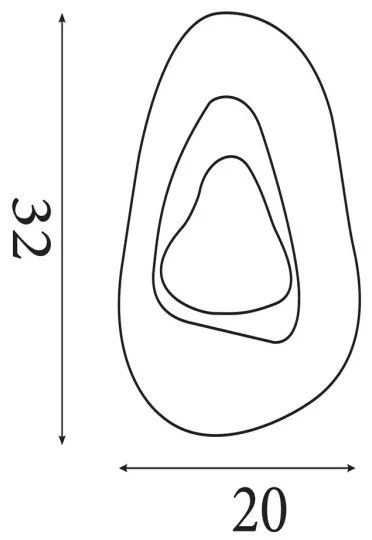 Searchlight 32983BK - LED Nástěnné svítidlo DESTINY LED/8W/230V černá