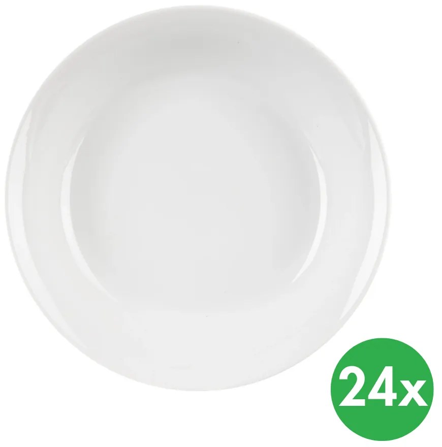 Talíř hluboký dětský MONA, pr. 19 cm, porcelán, 24 ks