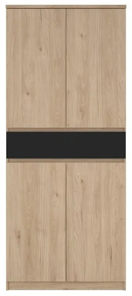 FALCO Botník Naia 92210 jackson hickory/černý mat