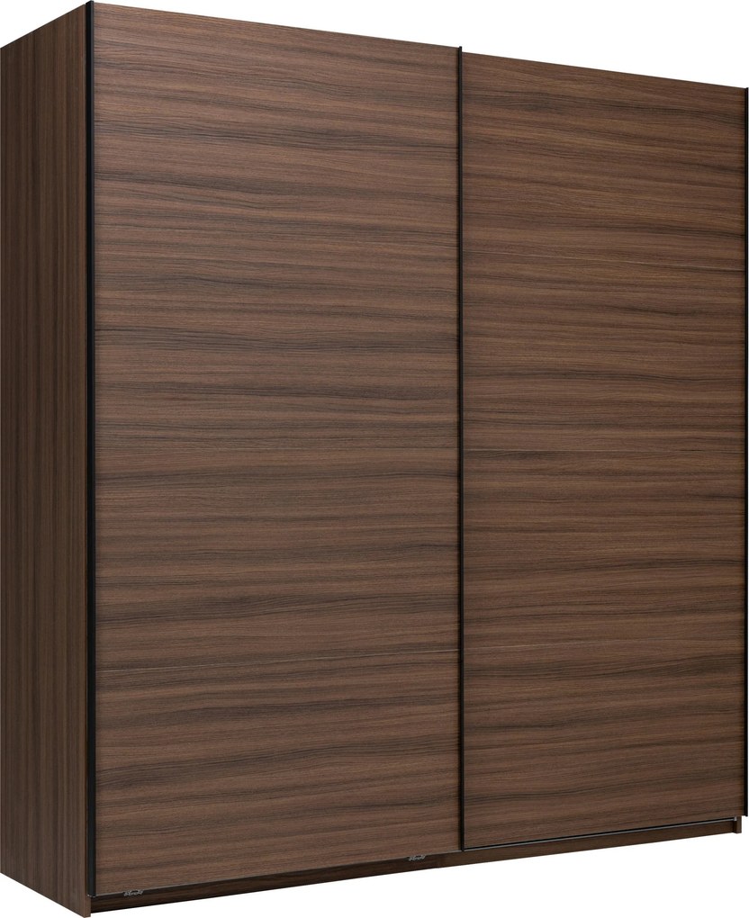 XXXLutz ŠATNÍ SKŘÍŇ S POSUVNÝMI DVEŘM, barvy vlašských ořechů, 200/211,5/61,5 cm P & B - Šatní skříně - 000885001208