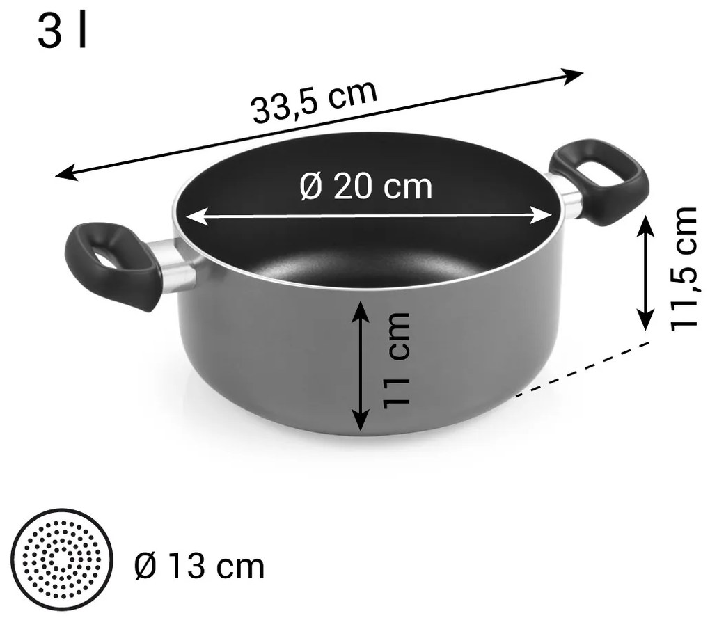 Kastrol BRAVA ø 20 cm, 3,0 l