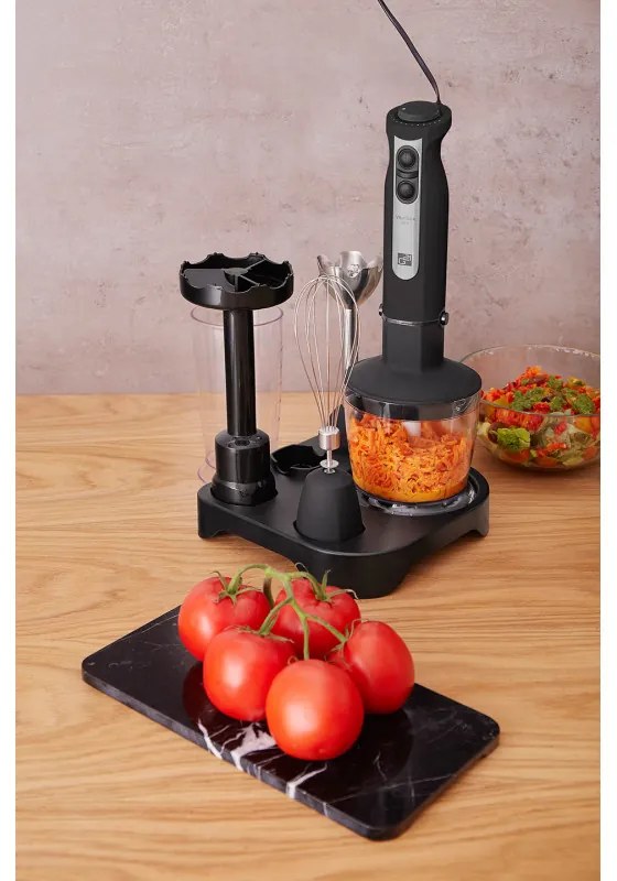 Set G21 mixér VitalStick Pro 1000 W s Food Processorem, Black