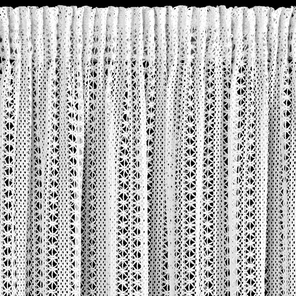 ZÁVĚS NA PÁSCE BONITA 140X270 CM BÍLÝ