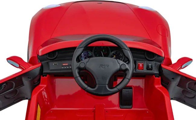 Elektrické autíčko RUF CTR3 červené
