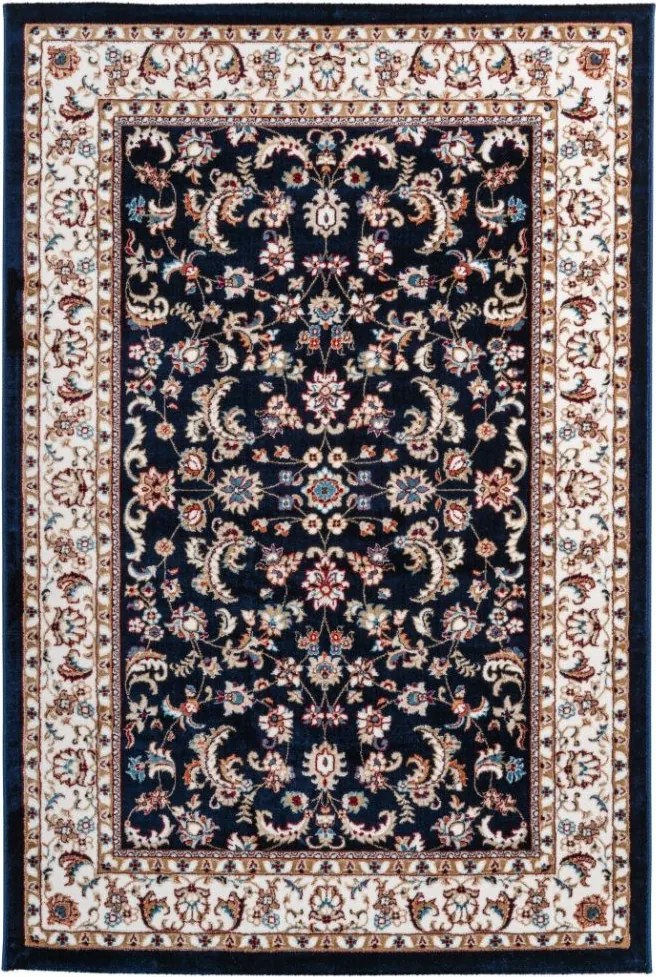 Obsession, AKCE: 160x230 cm Kusový koberec Isfahan 741 navy, modrá, kancelář