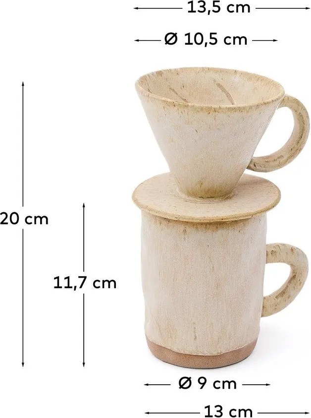 Keramický dripper Zunel – Kave Home