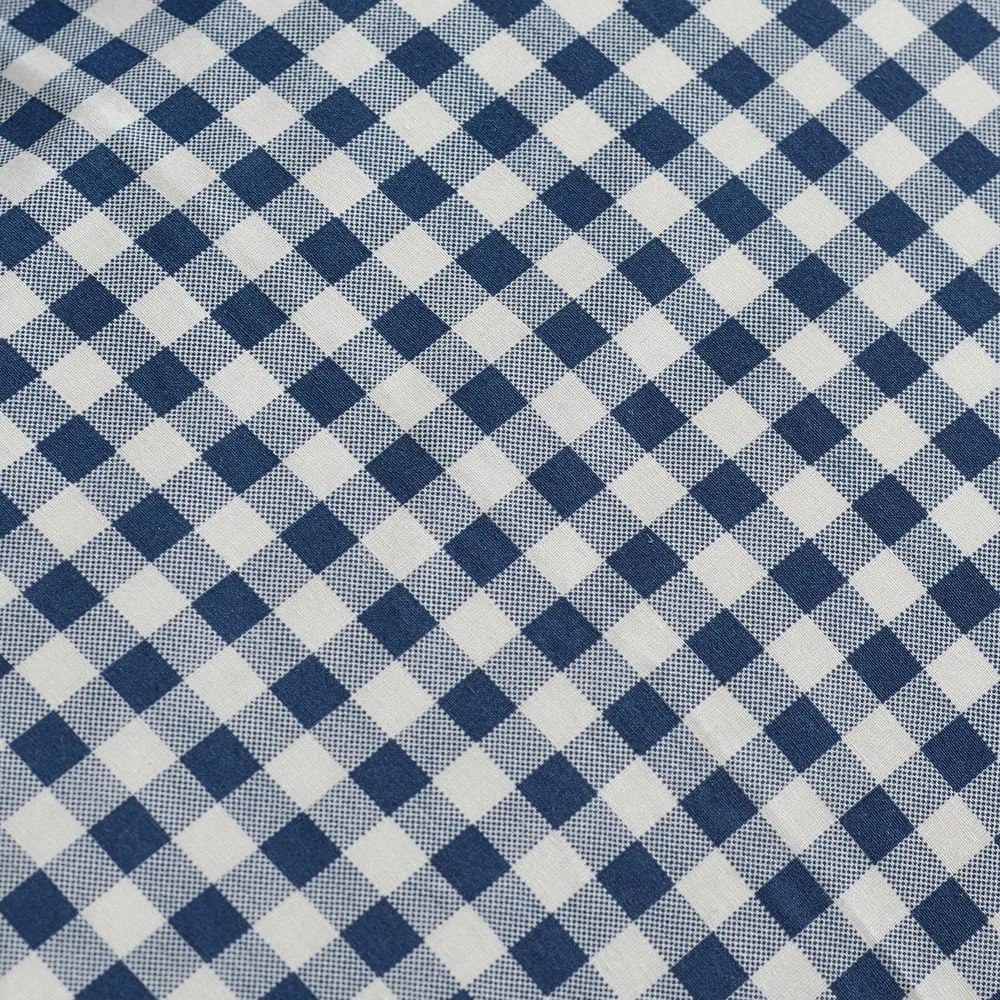 Tmavě modré 3dílné povlečení na dvoulůžko 200x200 cm Bamford Gingham Check – Catherine Lansfield