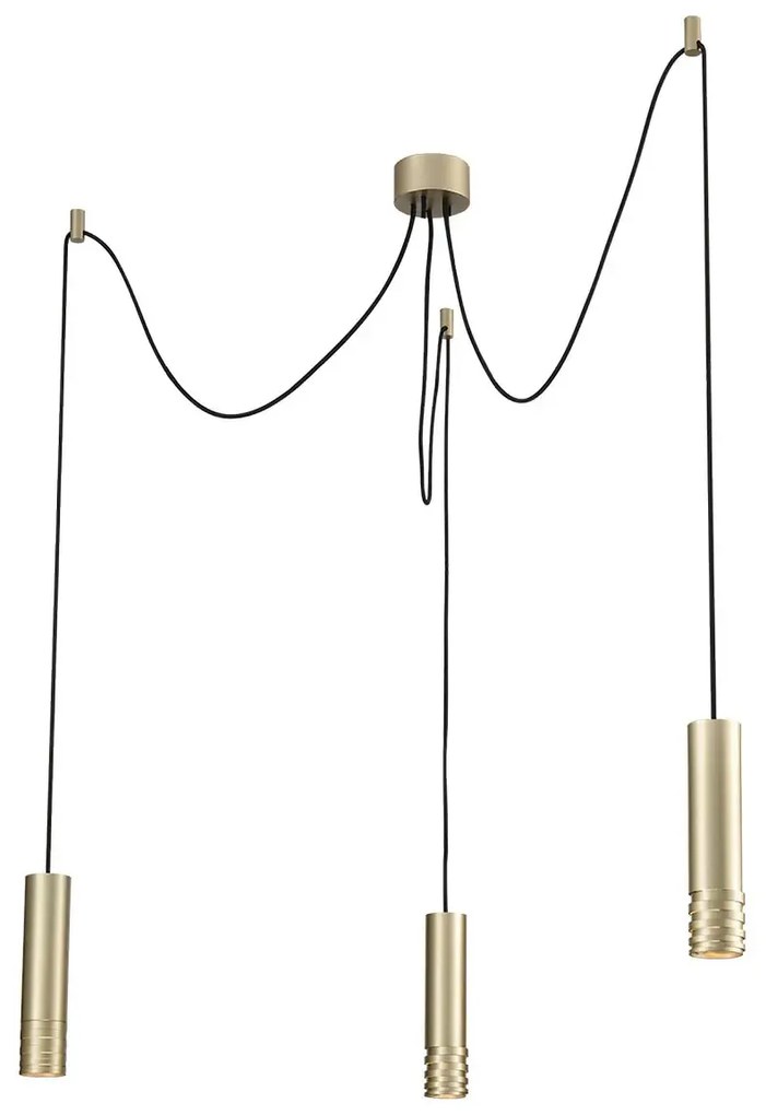 Moderní lustr Locus L 3 Champagne