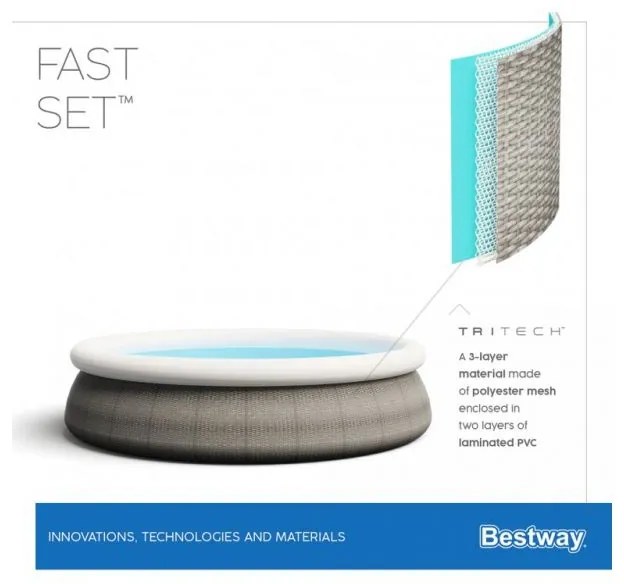 Bazén BESTWAY FAST SET 396 x 84 cm