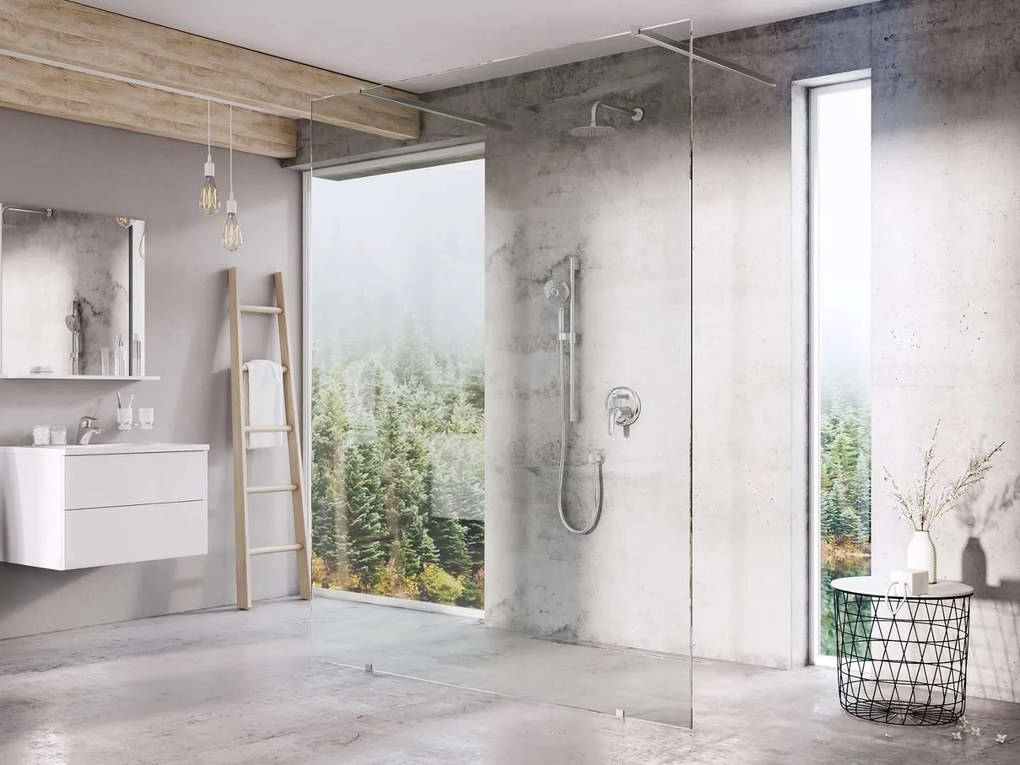 Ravak Walk-In - Sprchová stěna Walk-In Free Set 120, 120x200 cm, chrom/čiré sklo GW9FG0C0SZ1