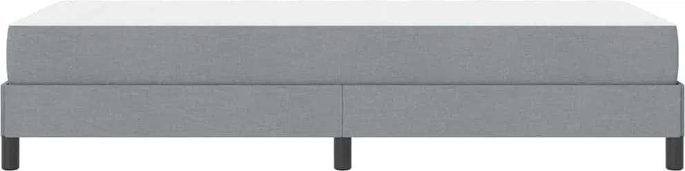 Postel s boxspringem Světle šedá 80 x 200 cm textil 3398444